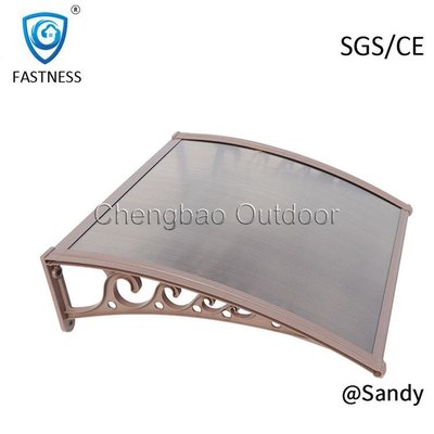 Customized Polycarbonate Commercial Buildings Awnings for Front Door