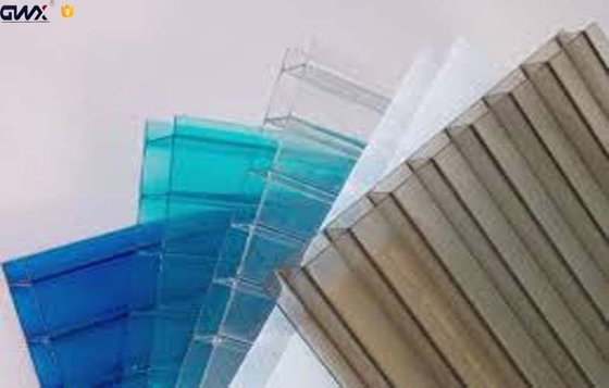 OEM Double Layers Polycarbonate Hollow Sheet / twin wall polycarbonate panels