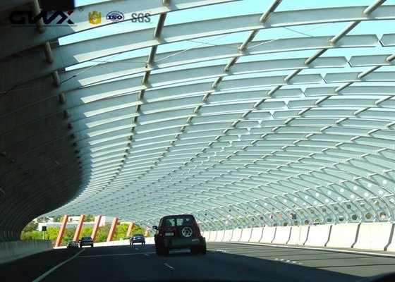 4.5mm 20DB Highway Sound Noise Barrier Colored Polycarbonate Sheet customized