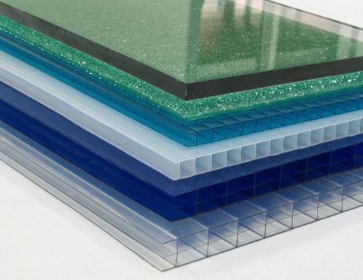 1.2 - 18mm 50 Micron UV - Protection Highway Sound Barrier Walls PC Hollow Sheet