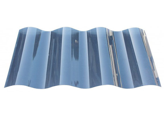 3.5mm 50 Micron Corrugated Polycarbonate Sheets Clear with Stable weather ability