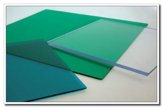 100% Virgin Bayer / Sabic polycarbonate solid Panels for awning rain protection