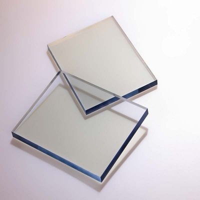 50 Mricon UV - protection White Roofing Polycarbonate Solid Sheet , clear PC panel