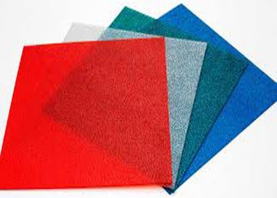 3.5mm 50 Micron UV - Protection Colored Decortive Polycarbonate Sheets Embossed
