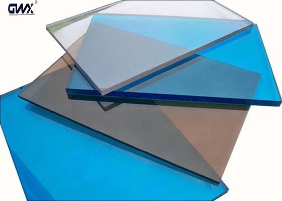 Strength Impact Resistance Colored Ploycarbonate Solid Sheets 1.2mm - 128mm