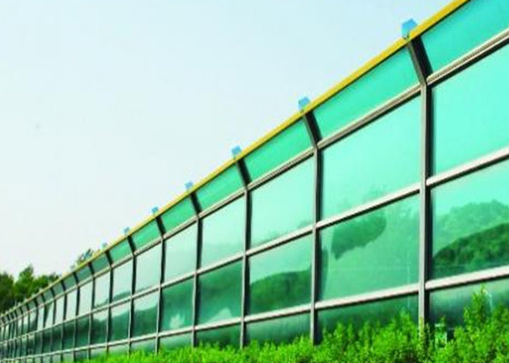 Clear Green Hightway Sound Insulation Walls with Strength Impact Resiatance