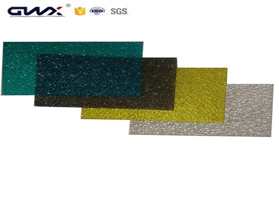OEM Color Embossed Polycarbonate Sheet for Decoration Wall , PC solid sheet