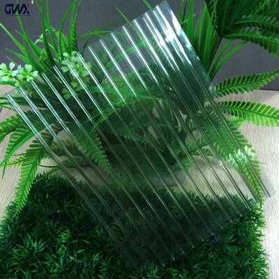 Construction Materials 6mm PC Hollow Sheet , twin walled polycarbonate sheets