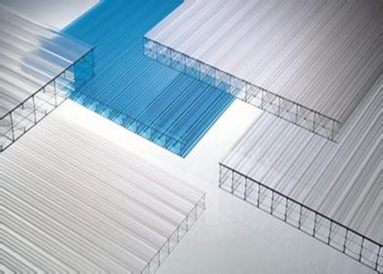 Colored Double Wall Polycarbonate Hollow Sheet with 4mm 6mm 8mm 10mm Thickness