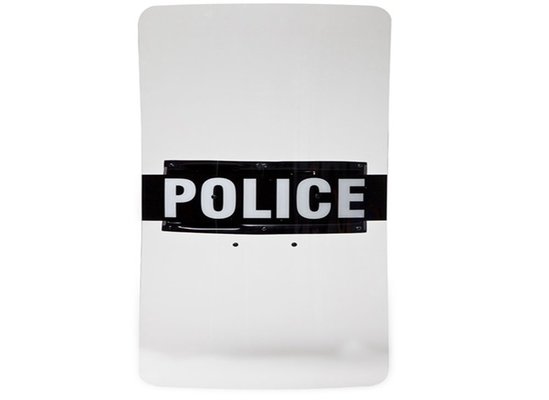 Durable Bulletproof Police Polycarbonate Riot Shield 3.5mm Thickness