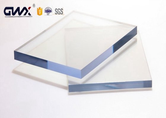 Bayer / Sabic Skyblue Canopy Polycarbonate Roofing Panels , polycarbonate flat sheet