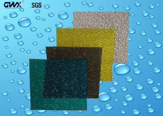 Anti - Protection polycarbonate embossed sheet , polycarbonate corrugated panels