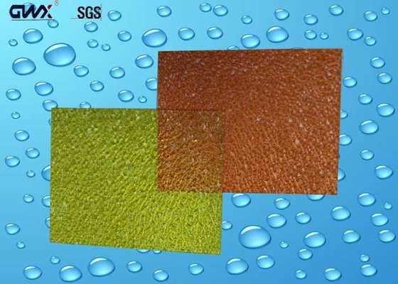 Anti - Protection polycarbonate embossed sheet , polycarbonate corrugated panels