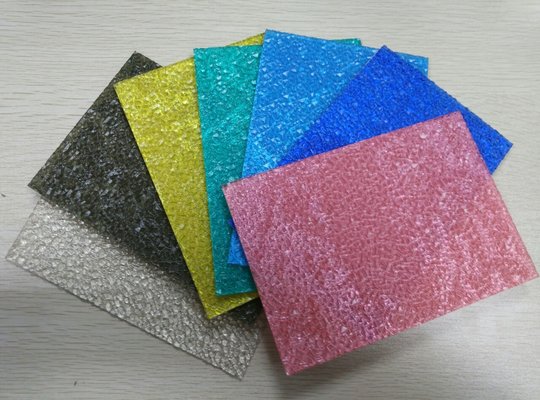 Makrolon Virgin Diamond Embossed Polycarbonate Sheet For Decoration