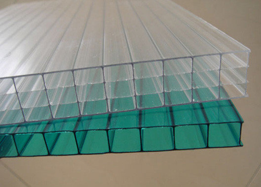 4-30mm UV Coated Hollow Greenhouse Polycarbonate Sheets Bayer Resin