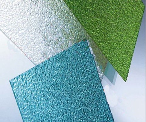 Construction Material Bayer Embossed Polycarbonate Sheet 3mm Thick 2.1m Width