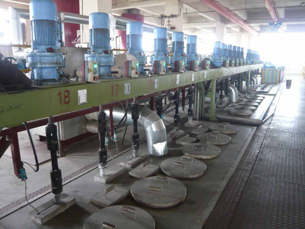 JIANGYIN JINYAN CHEMICAL FIBER CO., LTD. factory production line
