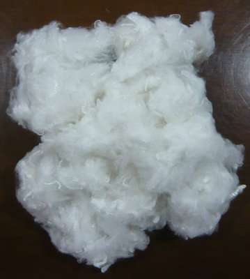 Geotextile Polyester Staple Fiber , 6 Denier 51MM High Elongation