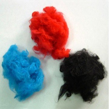100% Virgin Special Fiber , Flame Retardant Fiber 12D/15D Colored