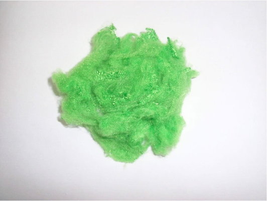 1.2D - 6D Green Recycled Polyester Staple Fiber to fill in the toys , cushions , pillows
