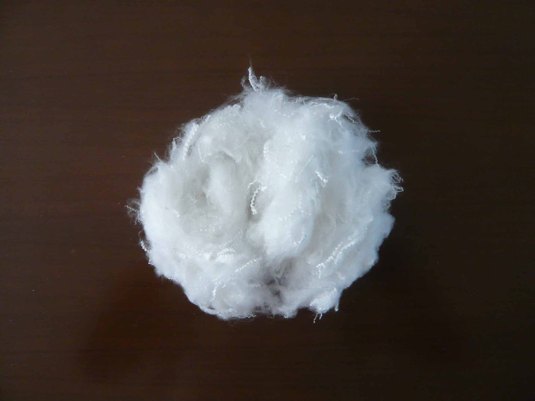 Micro Denier White Down-like Fiber 0.9D 38mm For Pillow Filling