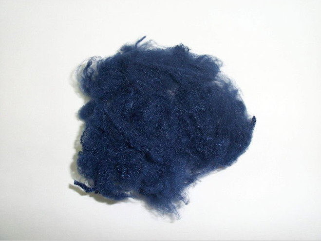 32mm, 38mm, 51mm Colored Non Woven Solid Polyester Staple Fiber ISO 9000 certification