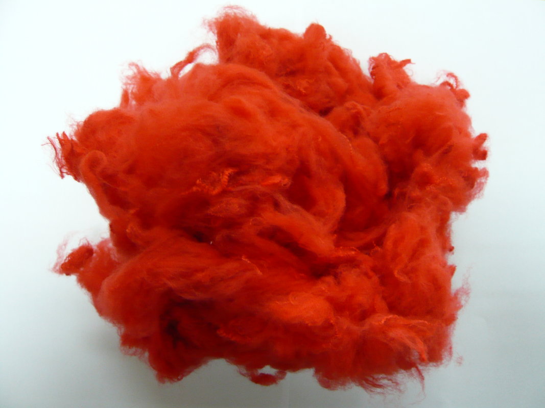 1.2D - 6D * 38mm, 51mm, 76mm Colored Polyester Staple Fiber for yarn spinning & non woven