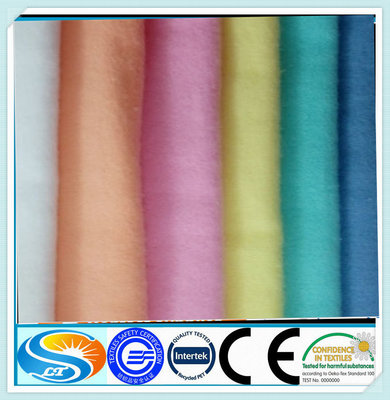 20*10 two side brushed orange/red/yellow plain dyed 100% cotton flannel fabric for shoes cleaning clothes