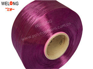dope dyed polyester fdy yarn chinese color yarn
