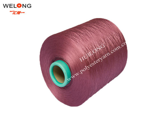 Low elastic dty dope dyed polyester textured yarn 150D/48f