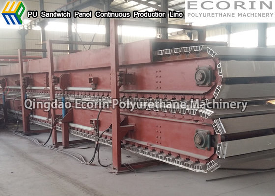 Soft Surface Polyurethane Sandwich Panel Machinery With Wind Circulating 20°C - 60°C