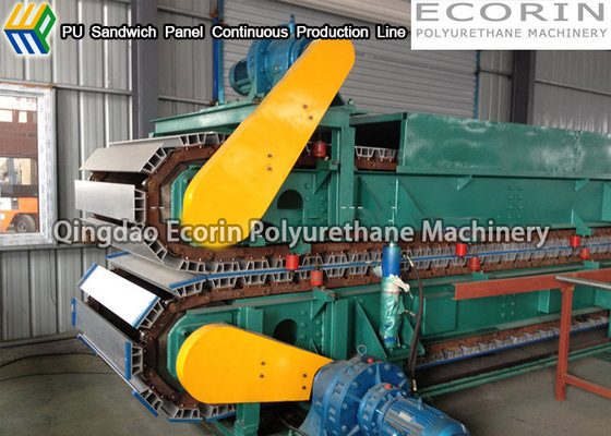 33T Sandwich Panel Production Line , Polyurethane Sandwich Panel Making Line
