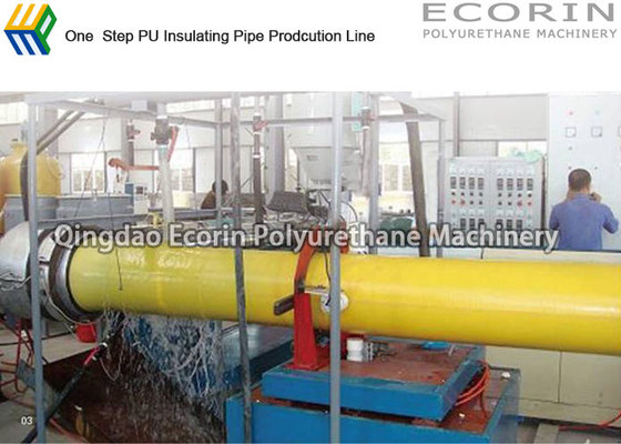 Polyurethane Pipe Insulation Continuous Production Line With Extruder Machine