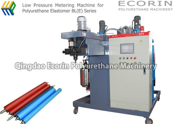 Elastomer Rubber Roller Polyurethane Metering Machine Low Pressure 220 L Tank