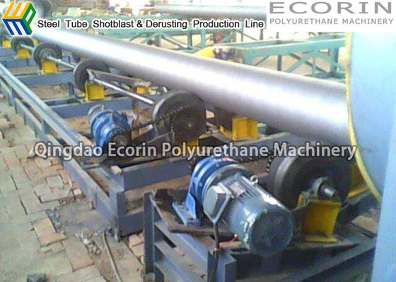 500 m2 / h Auto Shotblasting Equipment / Derusting Production Line Multi Function