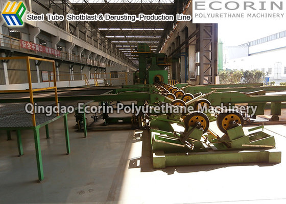 500 m2 / h Auto Shotblasting Equipment / Derusting Production Line Multi Function