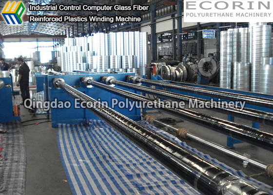 Electric Control GRP / FRP Pipe Winding Machine 6 - 38 KW Low Energy Consumption