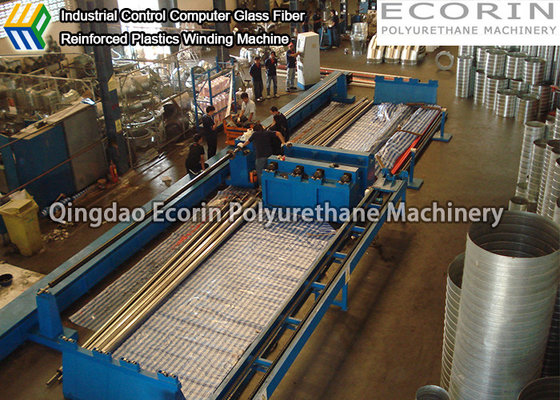 Electric Control GRP / FRP Pipe Winding Machine 6 - 38 KW Low Energy Consumption