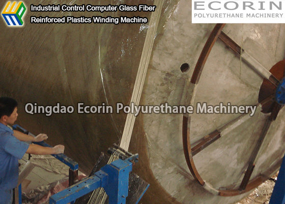 Drive Head GRP Winding Production Line For Pipe Making ISO Certification