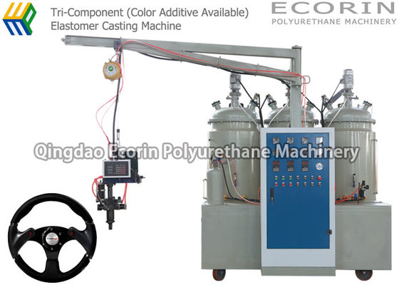 Tri - Component Polyurethane Elastomer Machine For Foaming Steering Wheel