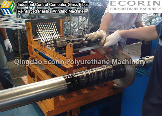 380V GRP Winding Production Line , Hige Precision Fiberglass Winding Machine