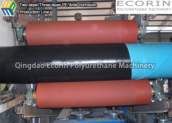 Steel Pipe Production PE Anticorrosive Equipment High Efficiency TypeⅠΦ48 - Φ426 mm