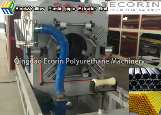 PE Extrusion / Plastic Pipe Extruder Machine 380V Auto Temperature Control