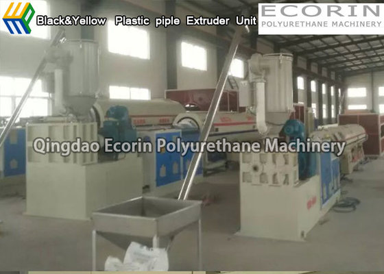 PE Extrusion / Plastic Pipe Extruder Machine 380V Auto Temperature Control