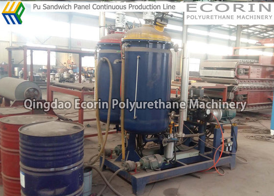 2 ~ 5 m / min PU Sandwich Panel Machine Line Wall Panel / Foam Plate Making Machine