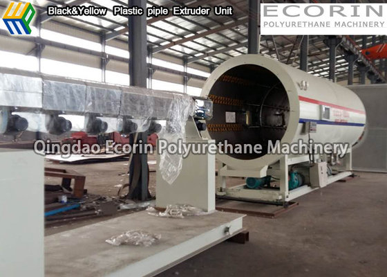 Vacuum Insulation Plastic Pipe Extruder Machine High Efficiency ISO Certification
