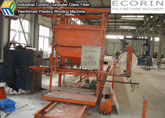 380V GRP Winding Production Line , Hige Precision Fiberglass Winding Machine