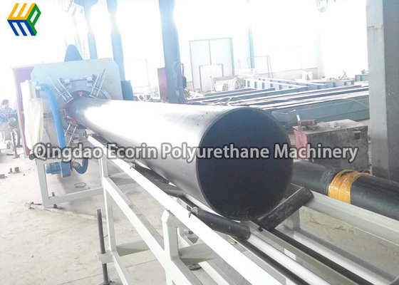 China View larger  Efficient vacuum sizing PE insulation pipe extruder / pipe making machine