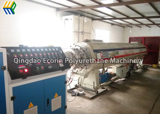 Low Price PLC Control High Efficiency Intelligent  LDPE / HDPE  Plastic Pipe Single Screw Extruder Machine