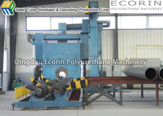 120 M / S Industrial Shot Blasting Equipment Spray Painting Roller Type